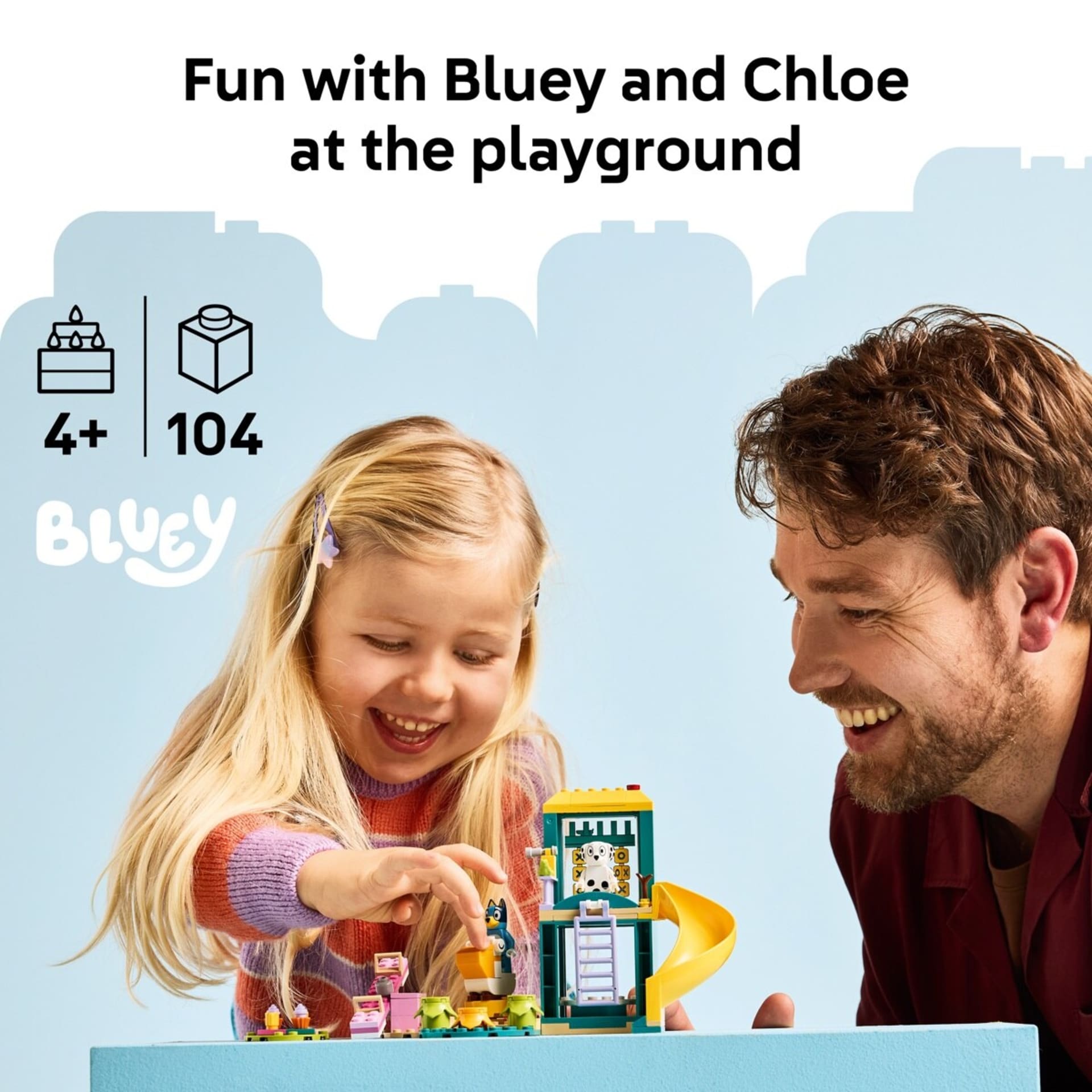 LEGO Bluey Playground Fun with Bluey and Chloe 11201 - Kmart
