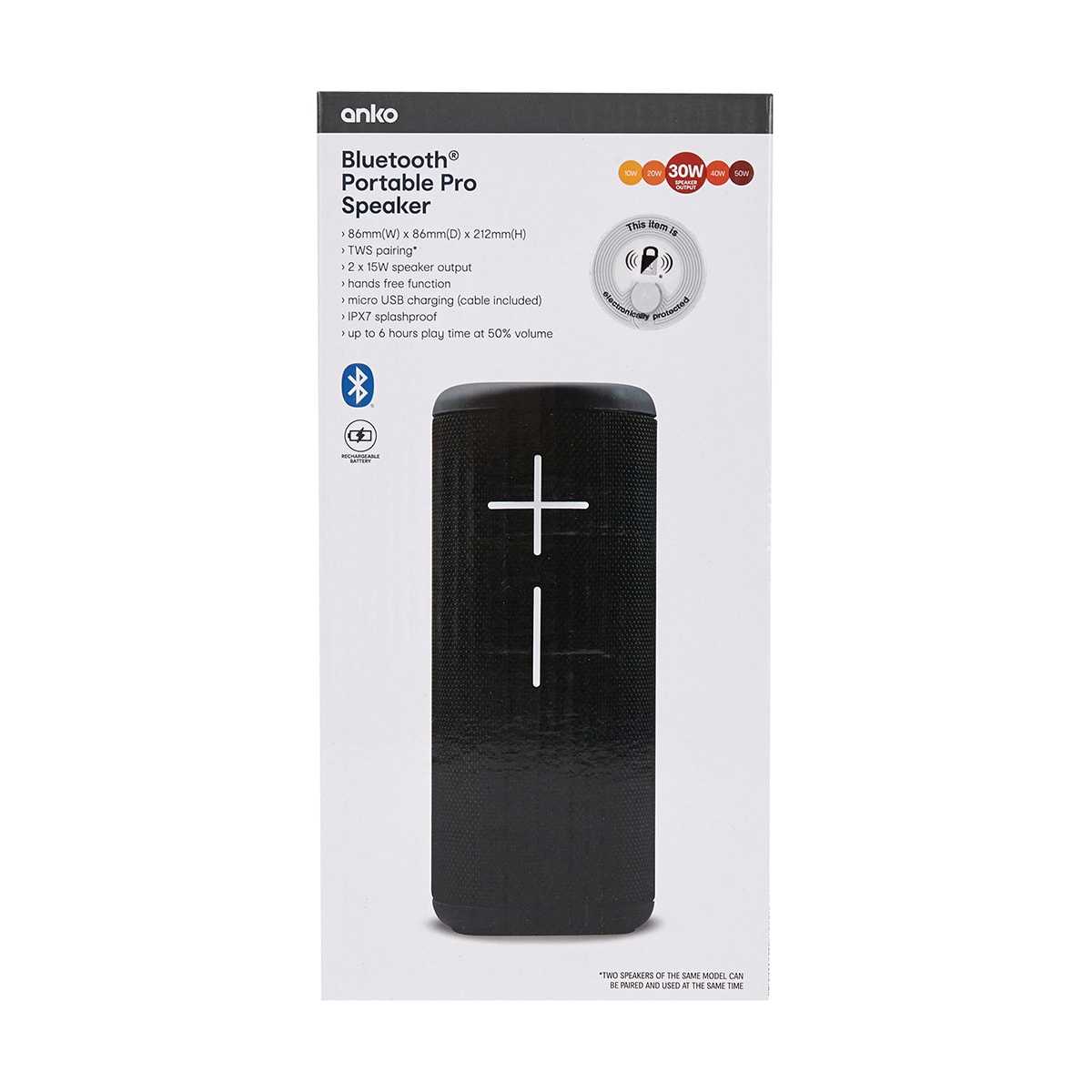 Bluetooth Portable Pro Speaker - Kmart