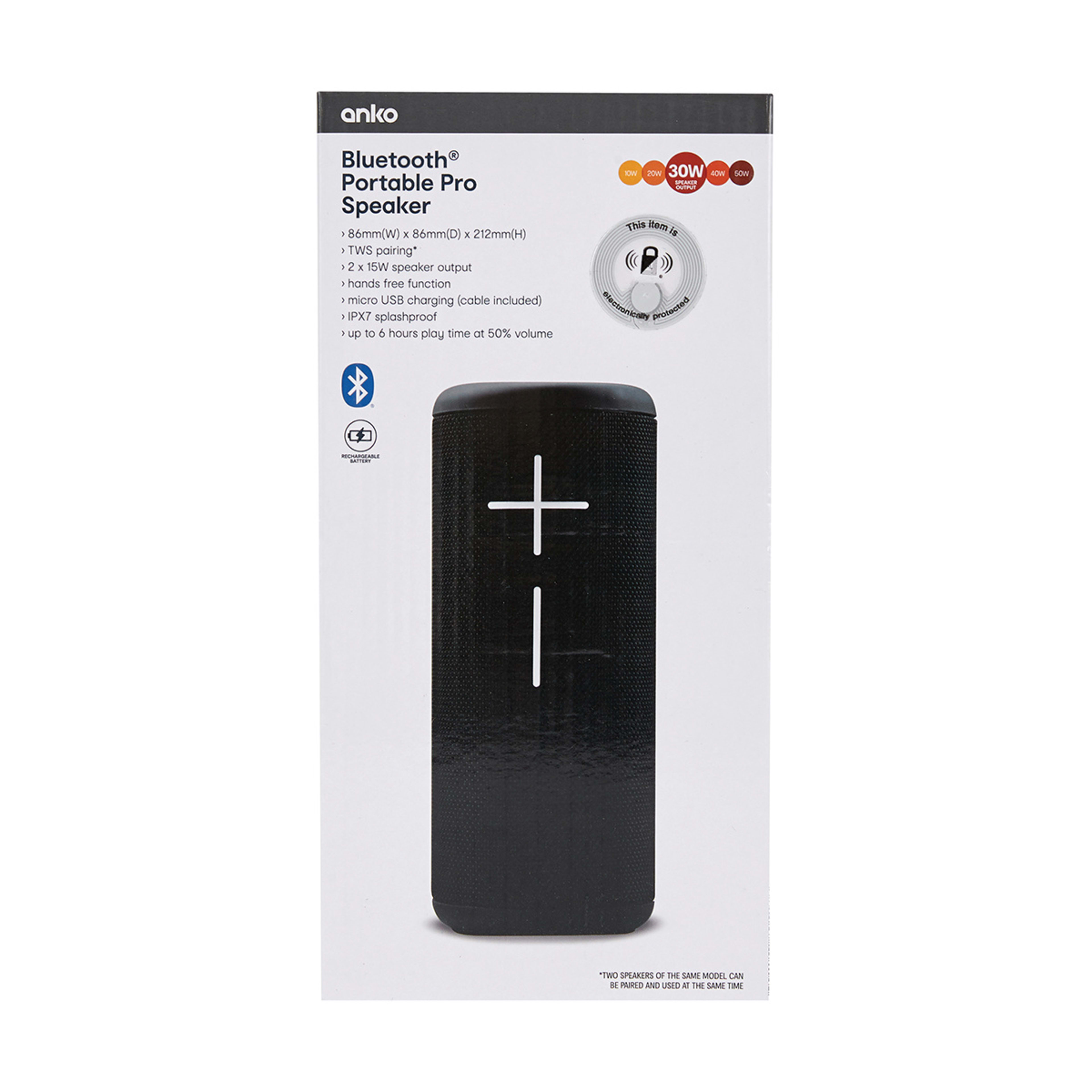 Bluetooth Portable Pro Speaker - Kmart