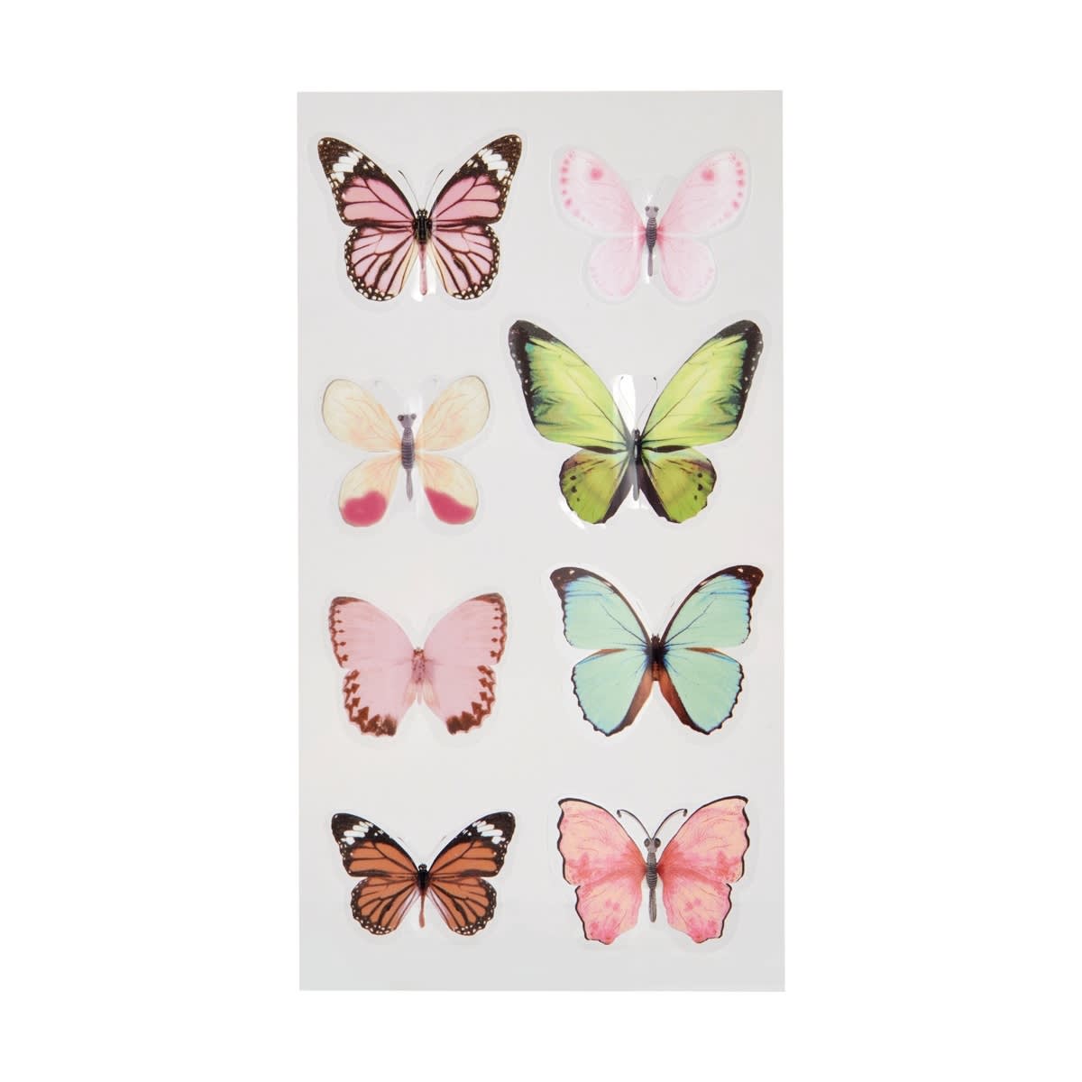 3D Stickers Sheet - Butterfly - Kmart NZ