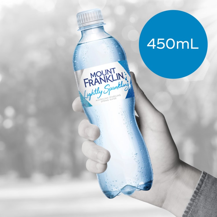 Mount Franklin Lightly Sparkling Water 450ml - Kmart