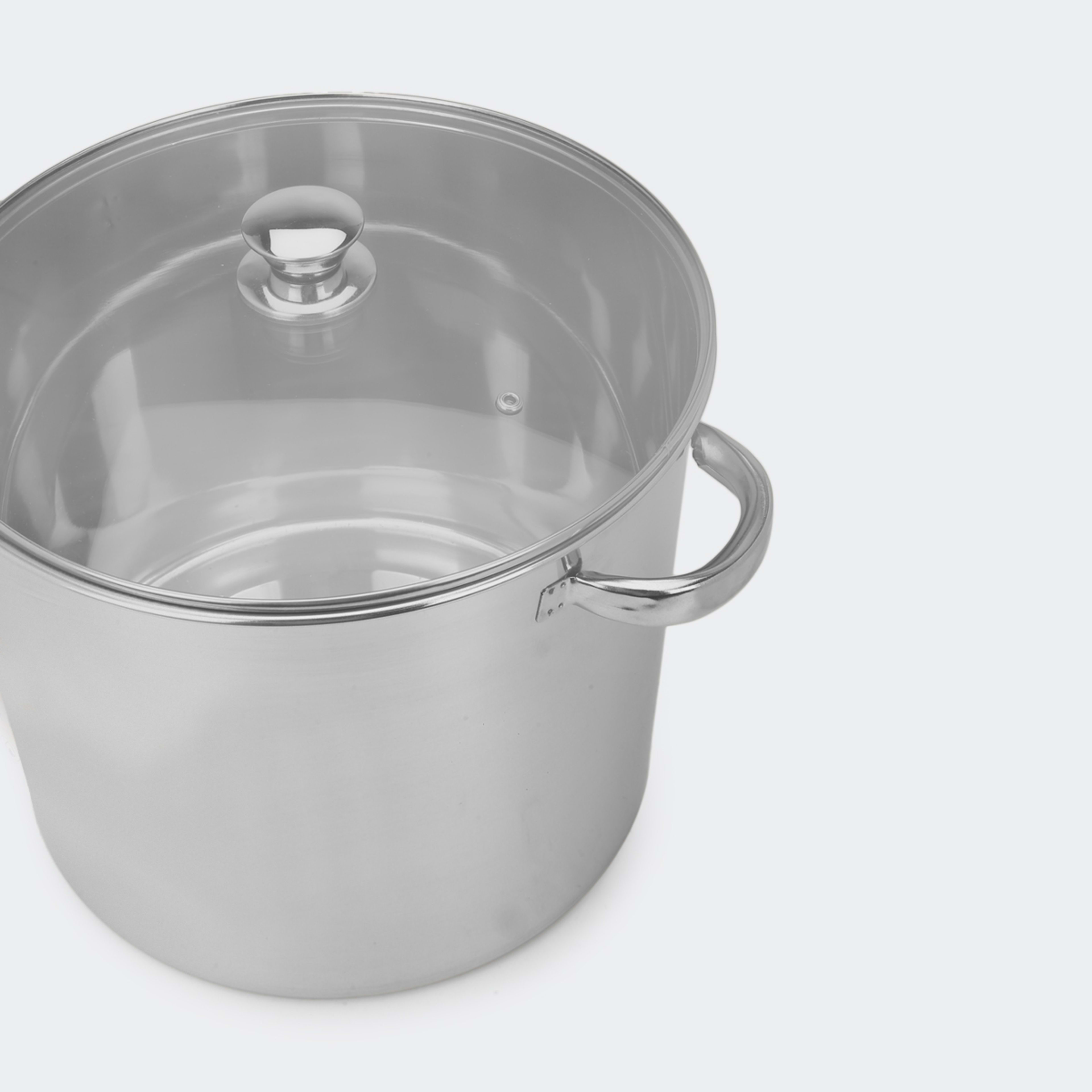 15L Stainless Steel Stock Pot - Kmart