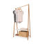 Bamboo Garment Rack with White Shelves - Kmart