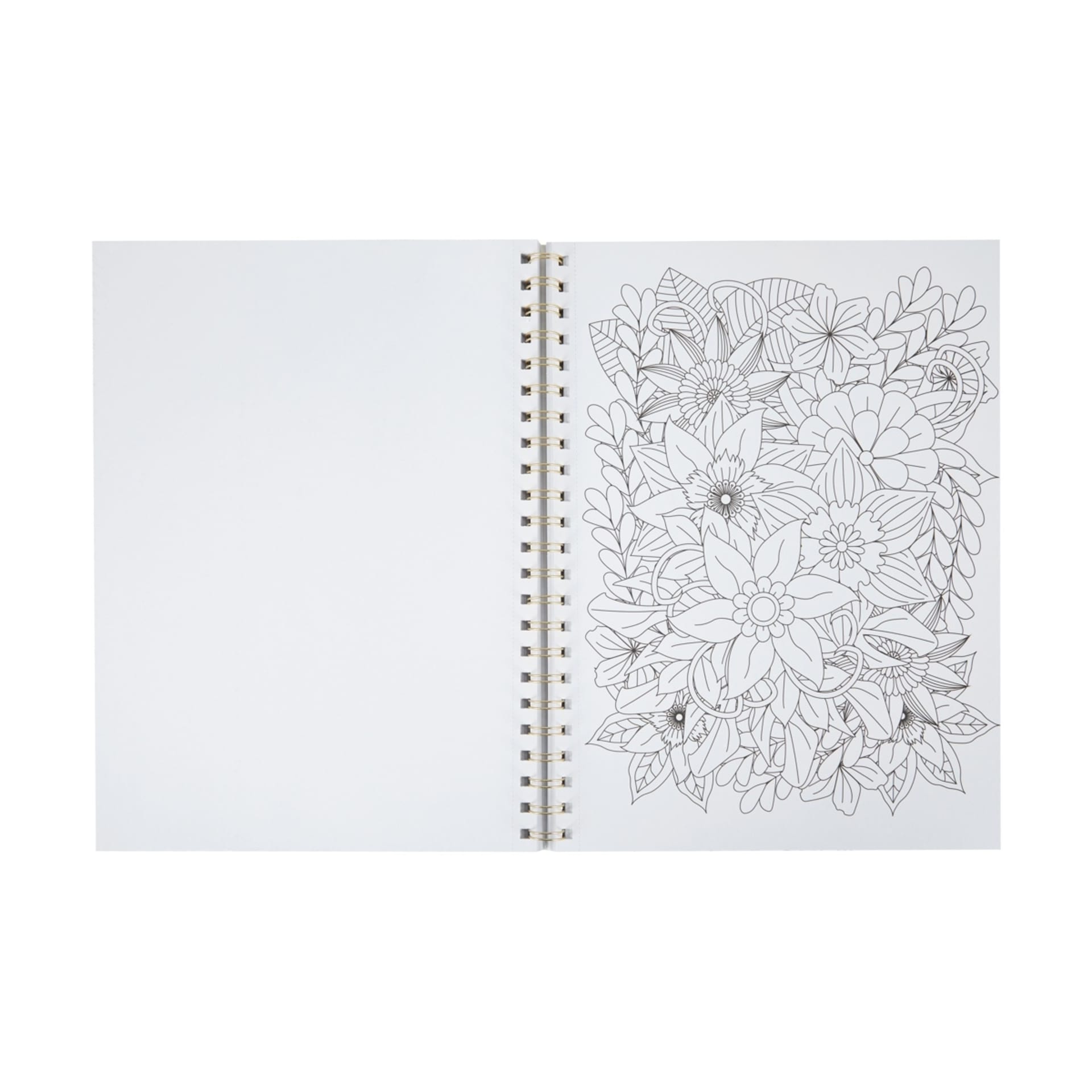 Artist Colouring Book - Flowers - Kmart