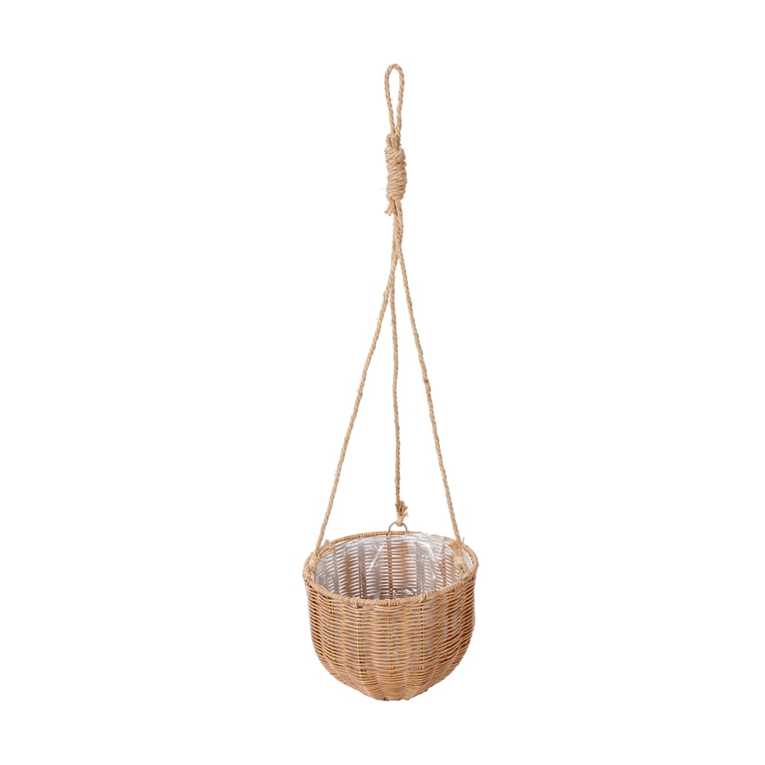 Round Woven Hanging Planter - Kmart
