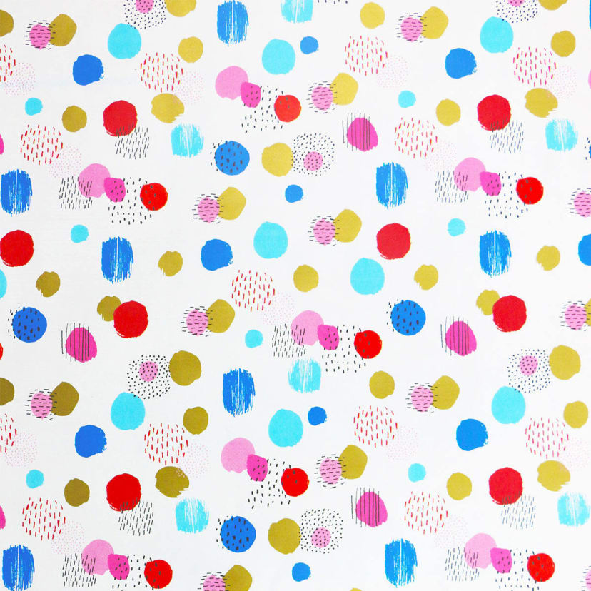 Hallmark Gift Wrapping Paper Roll - Abstract Colourful Spots - Kmart NZ