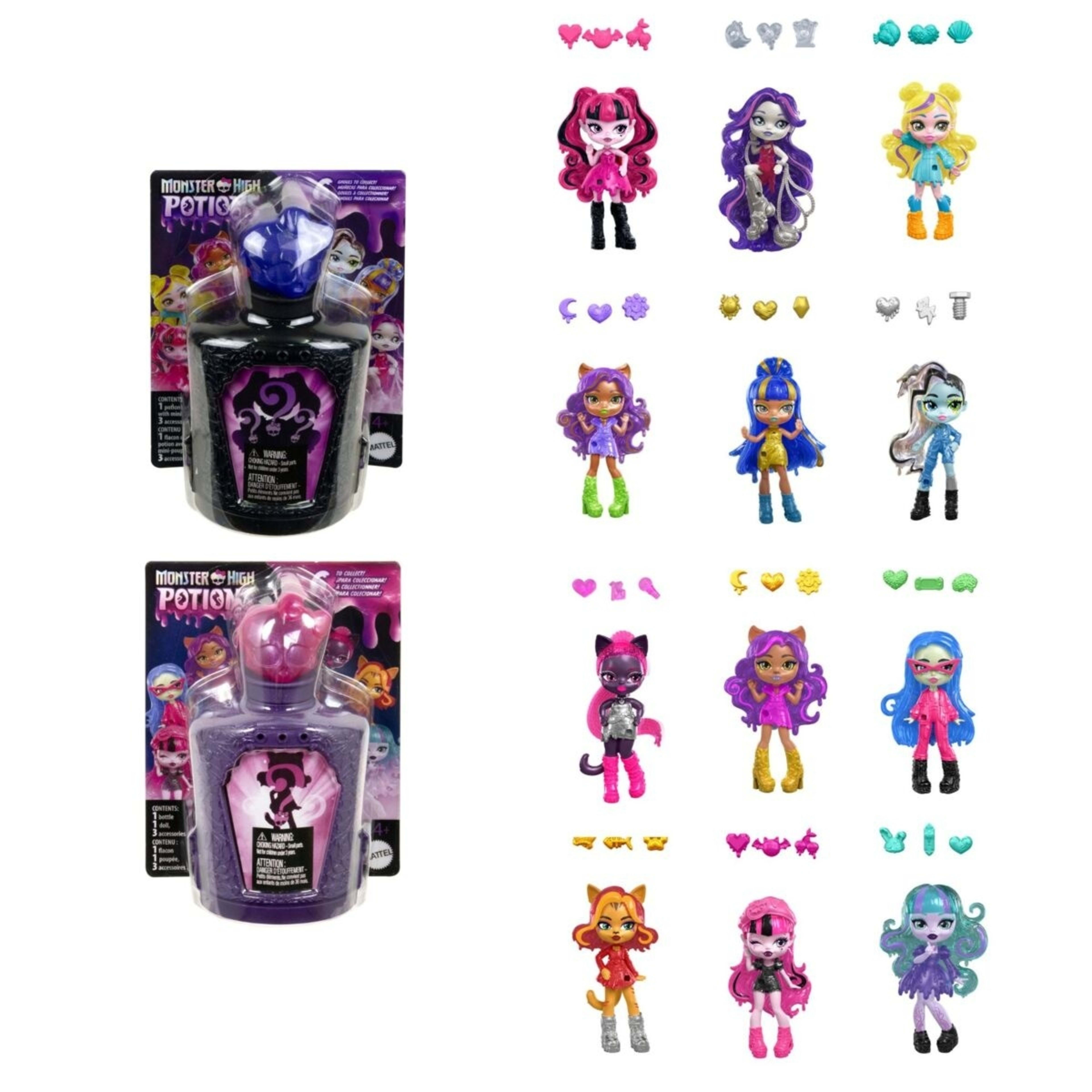 8cm Monster High Potions Mini Doll - Assorted - Kmart