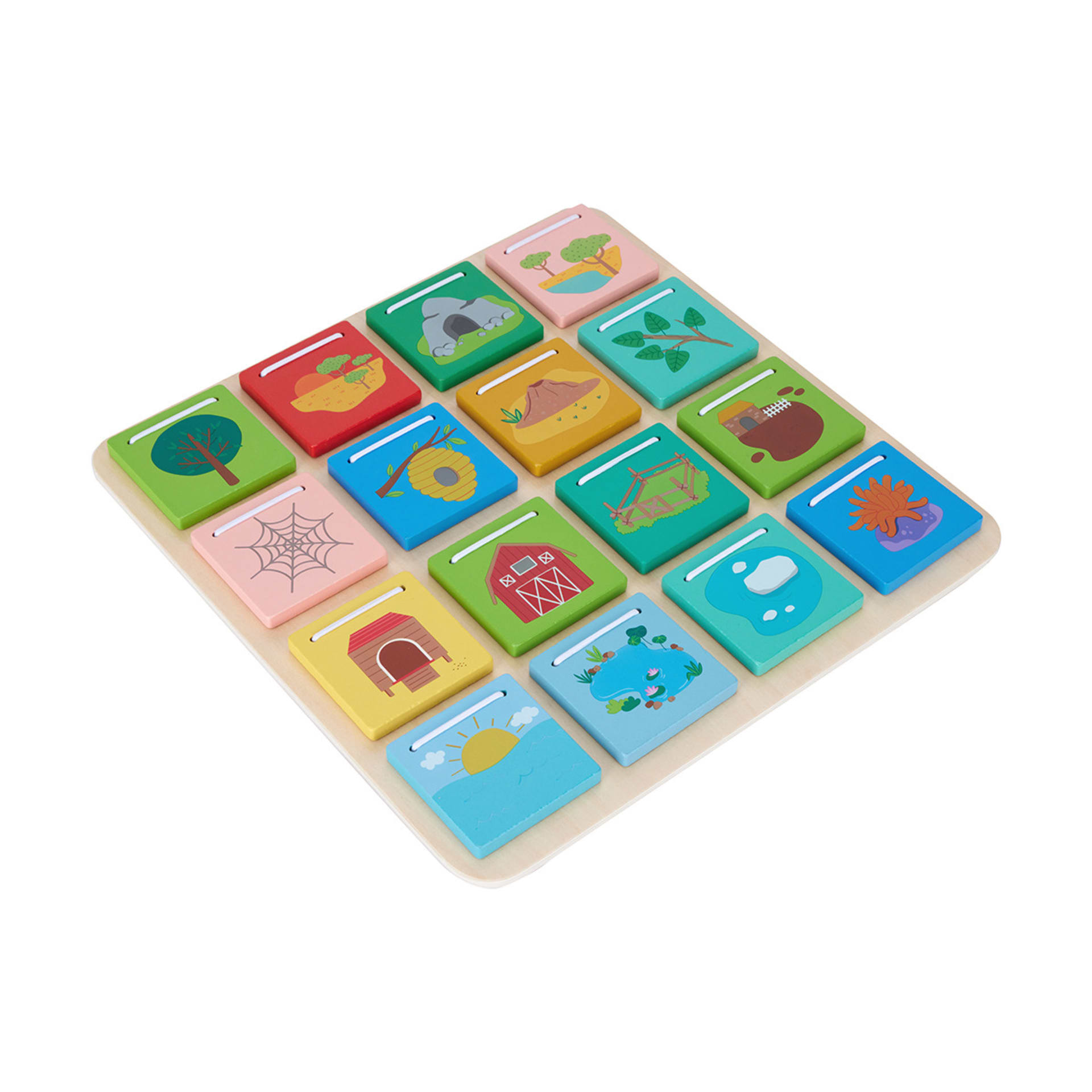 Wooden Lift and Reveal Board - Kmart