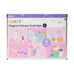 75 Piece Magical Unicorn Craft Box - Kmart