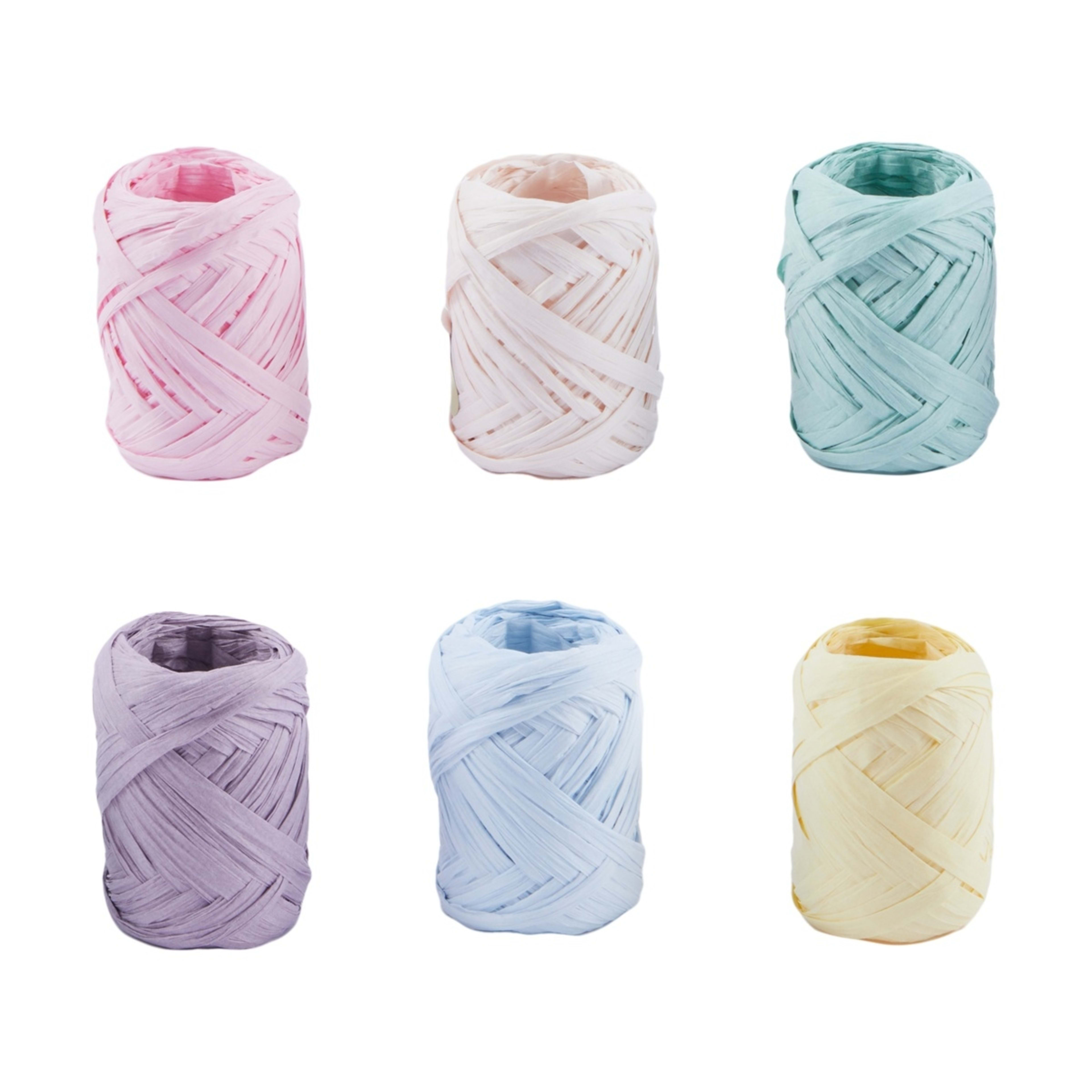 6 Piece Paper Ribbons - Pastel - Kmart