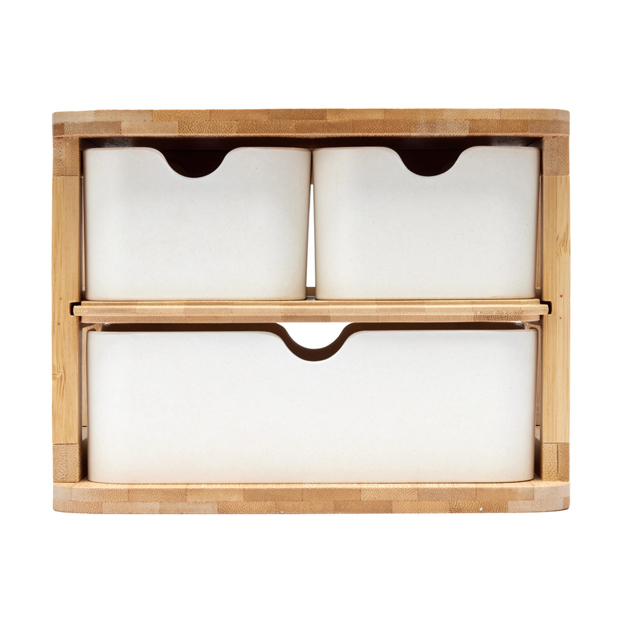 3 Drawer Bamboo Storage Unit - Kmart NZ