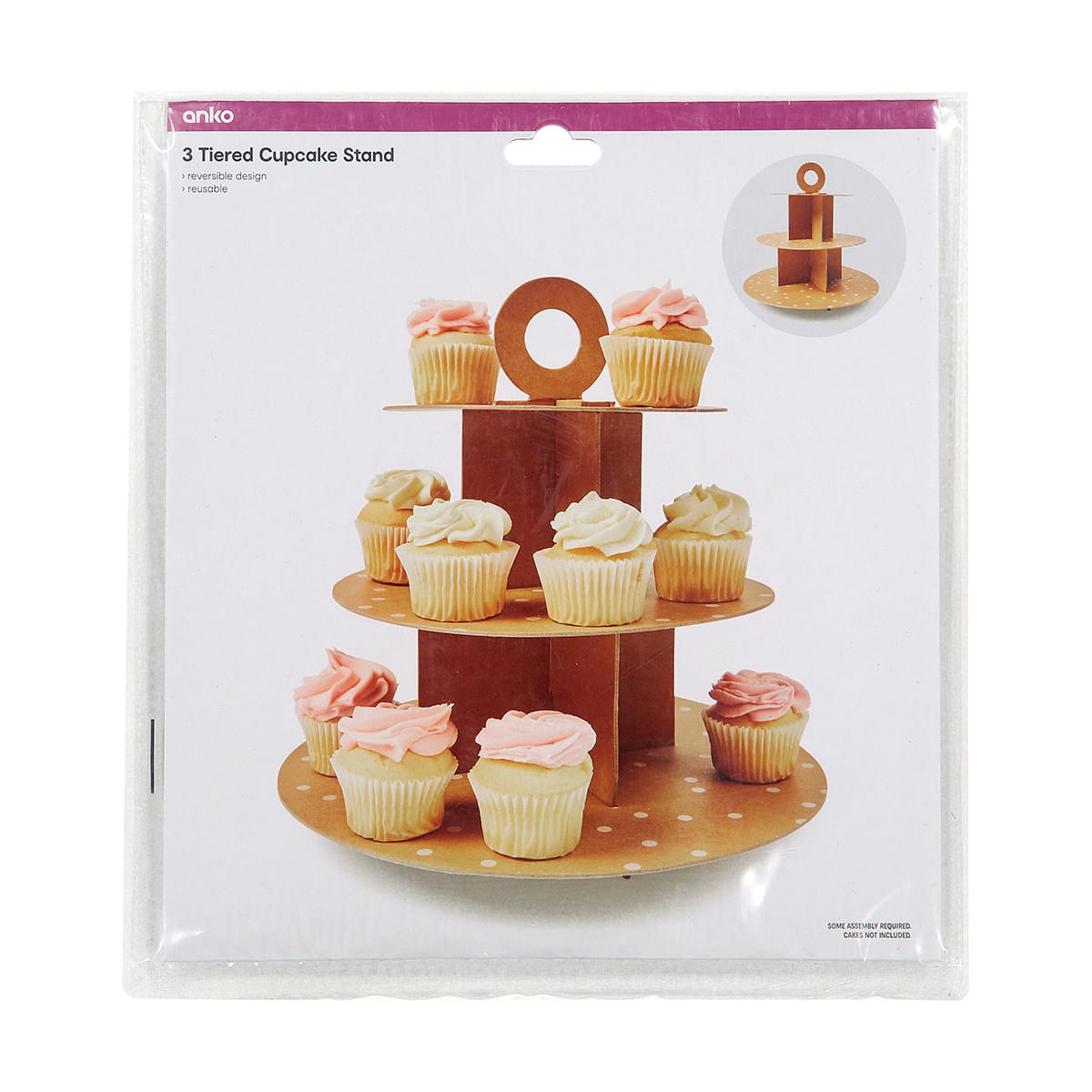 3 Tiered Cupcake Stand - Kmart