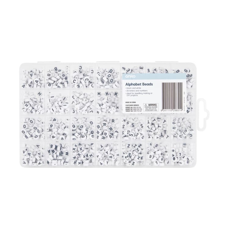 26 Pack Alphabet Beads Set - Kmart