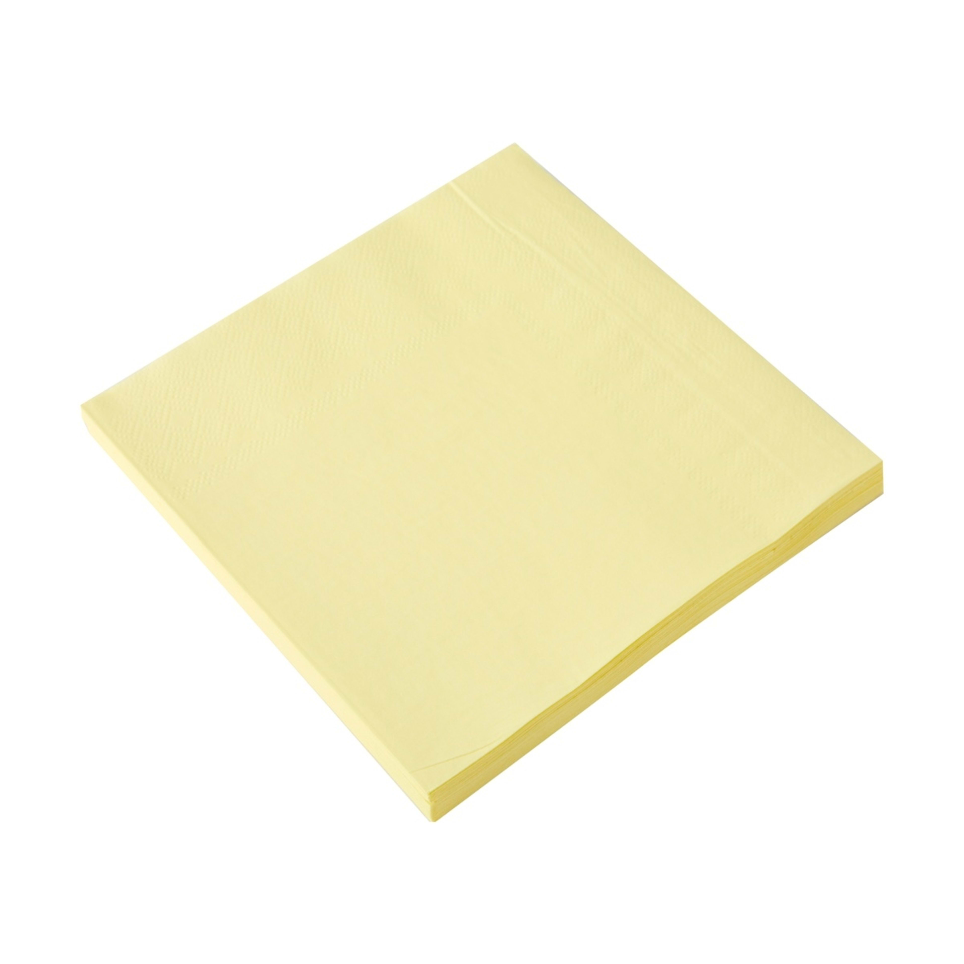 20 Piece Pastel Yellow Paper Napkins - Kmart