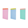 3 Pack Pocket Notebook Set - Brights - Kmart NZ
