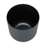 30cm Linear Plastic Pot - Black - Kmart
