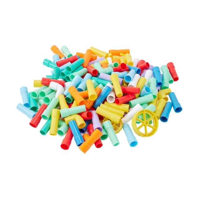 168 Piece Play and Learn Pipe Tube Construction Activity Tub - Kmart