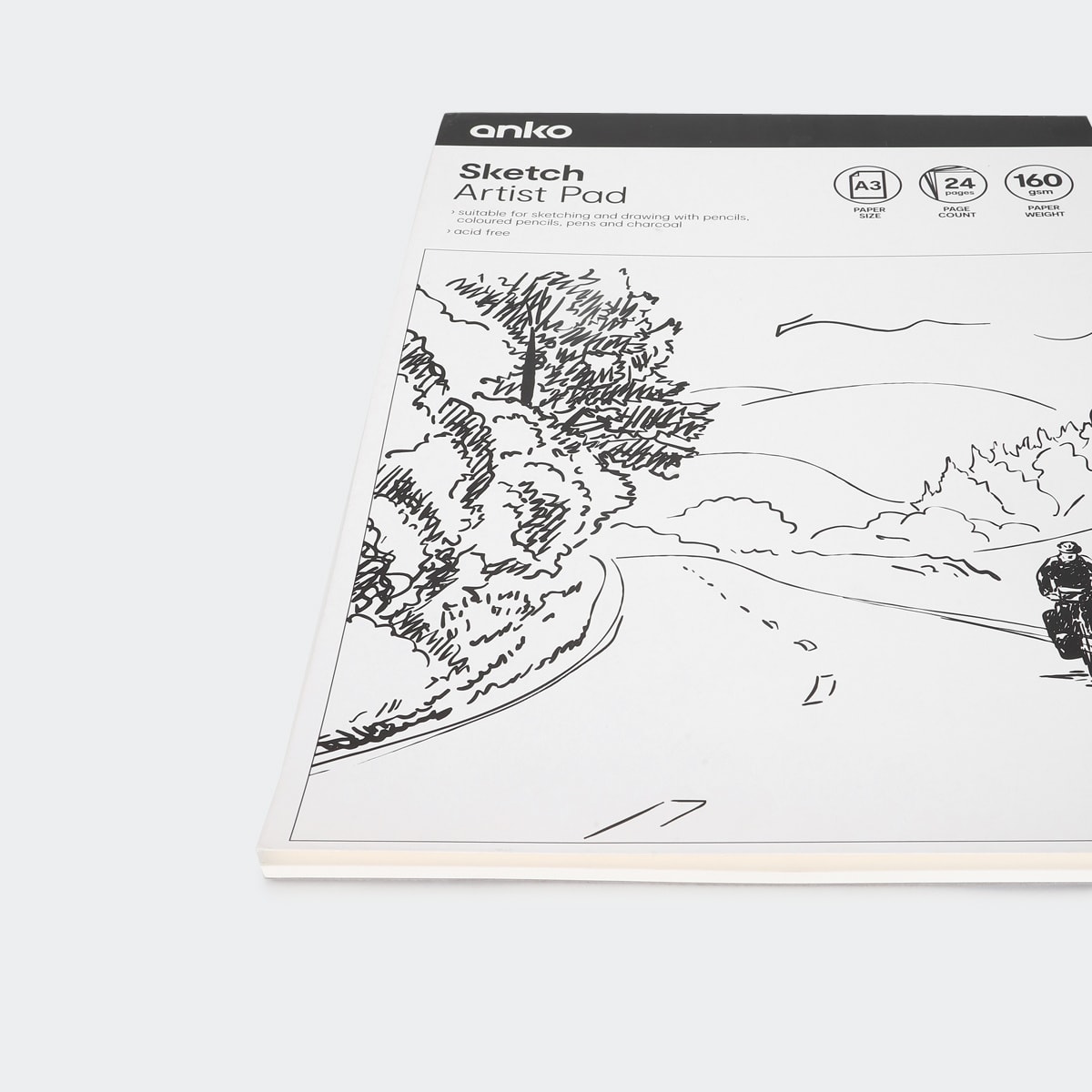 A3 Sketch Artist Pad - Kmart