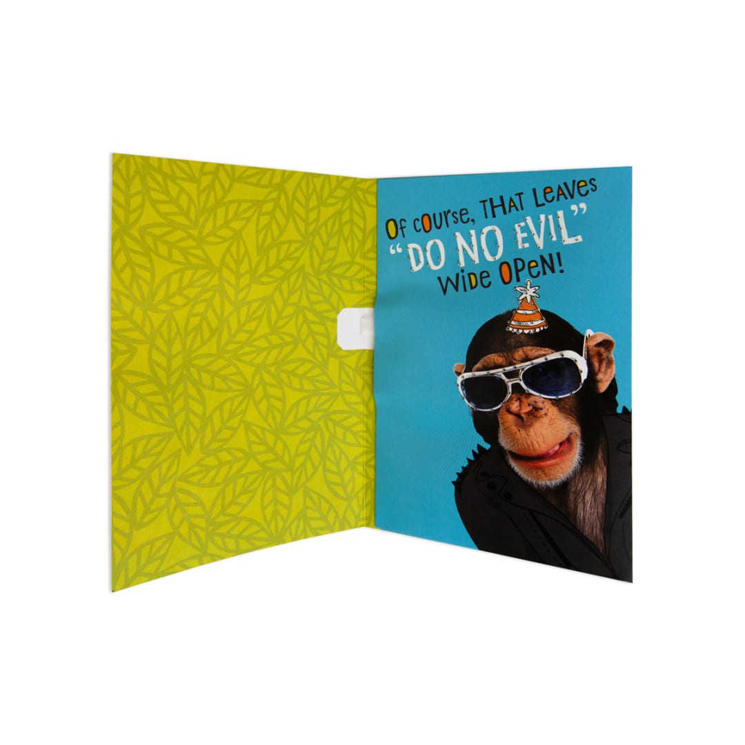 Hallmark Interactive Birthday Card - Three Wise Monkeys - Kmart