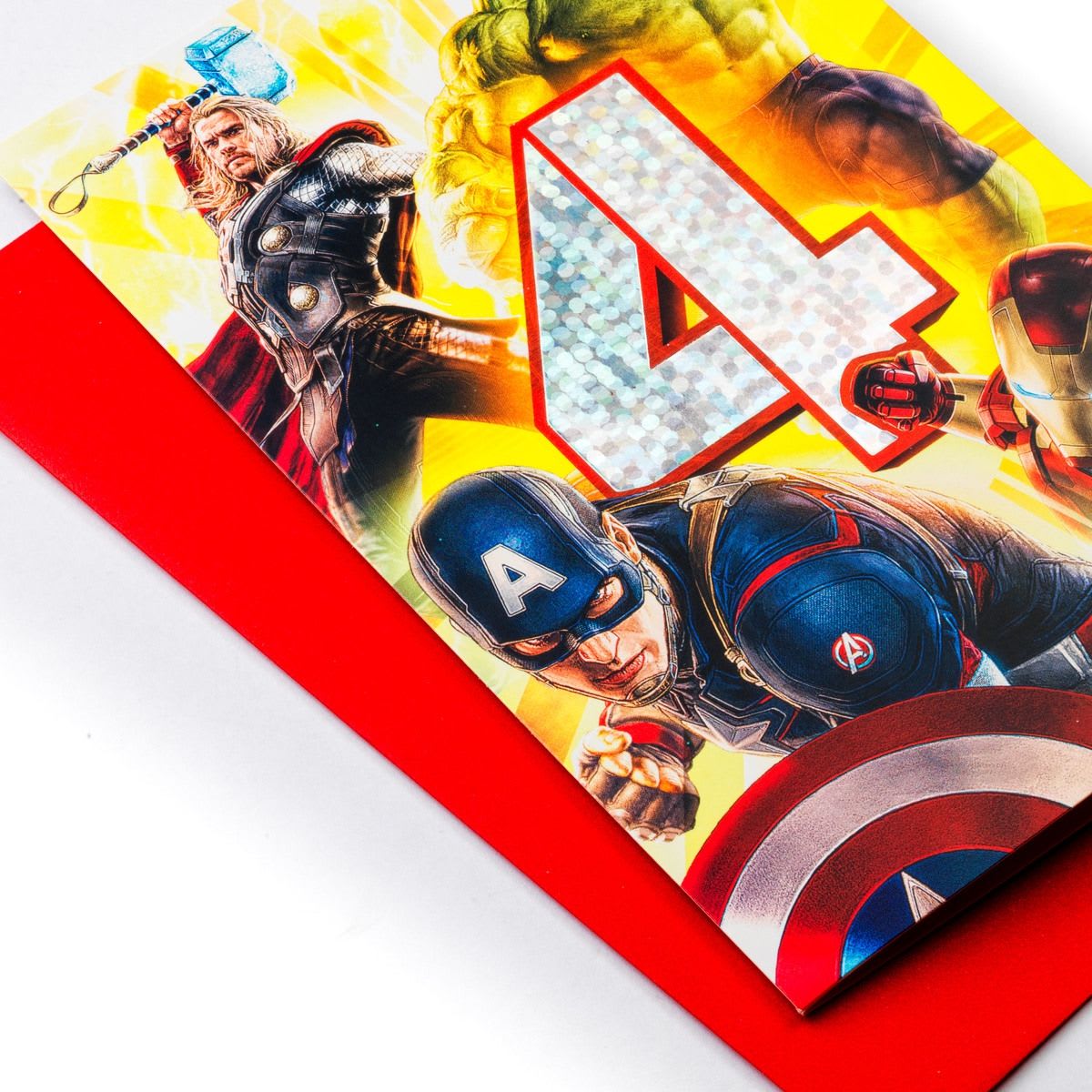 Hallmark Marvel Avengers Birthday Card - Age 4 - Kmart