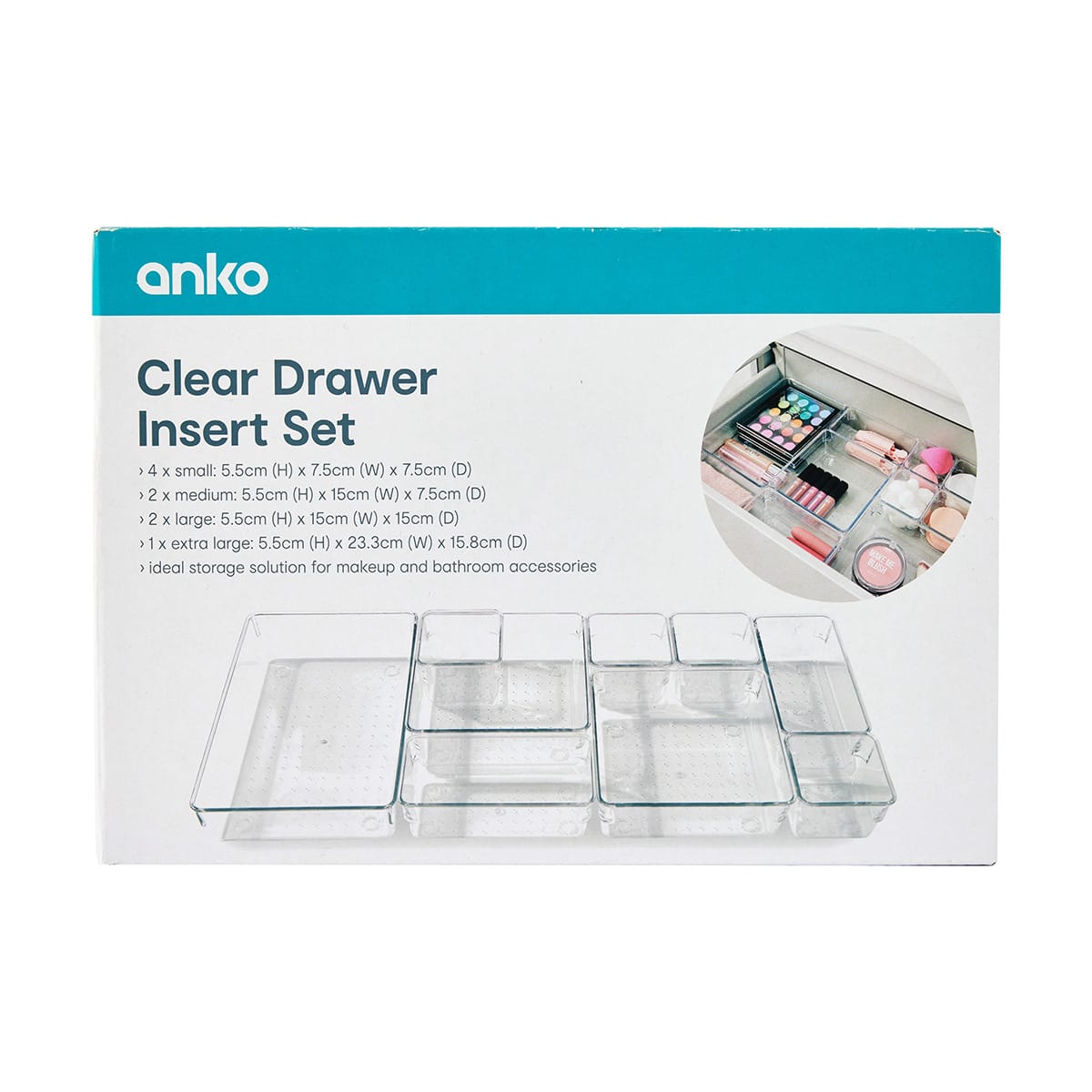 Clear Drawer Insert Set - Kmart