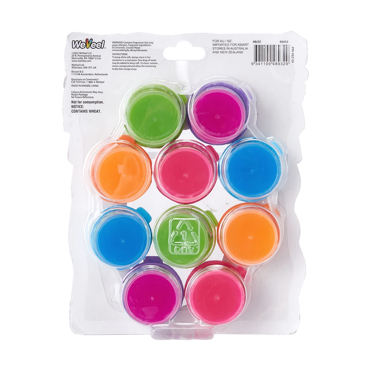 10 Pack Scentos Scented Slime - Kmart