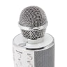 Bluetooth Karaoke Microphone with Speaker - Silver - Kmart