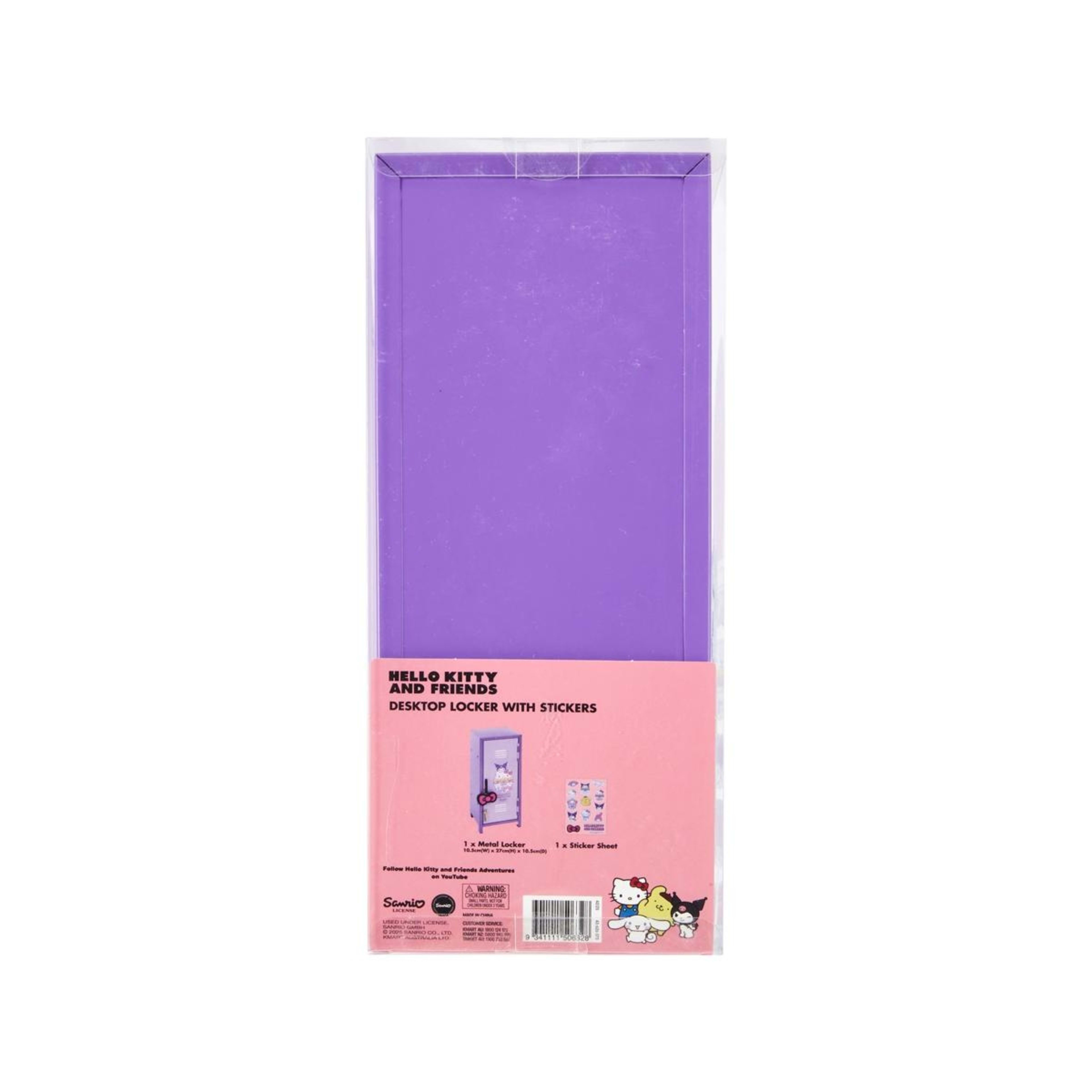 Hello Kitty and Friends Desktop Locker with Stickers - Kmart