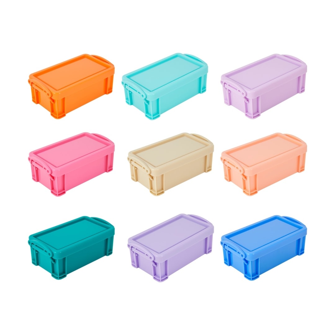 9 Pack Craft Storage Bins - Kmart