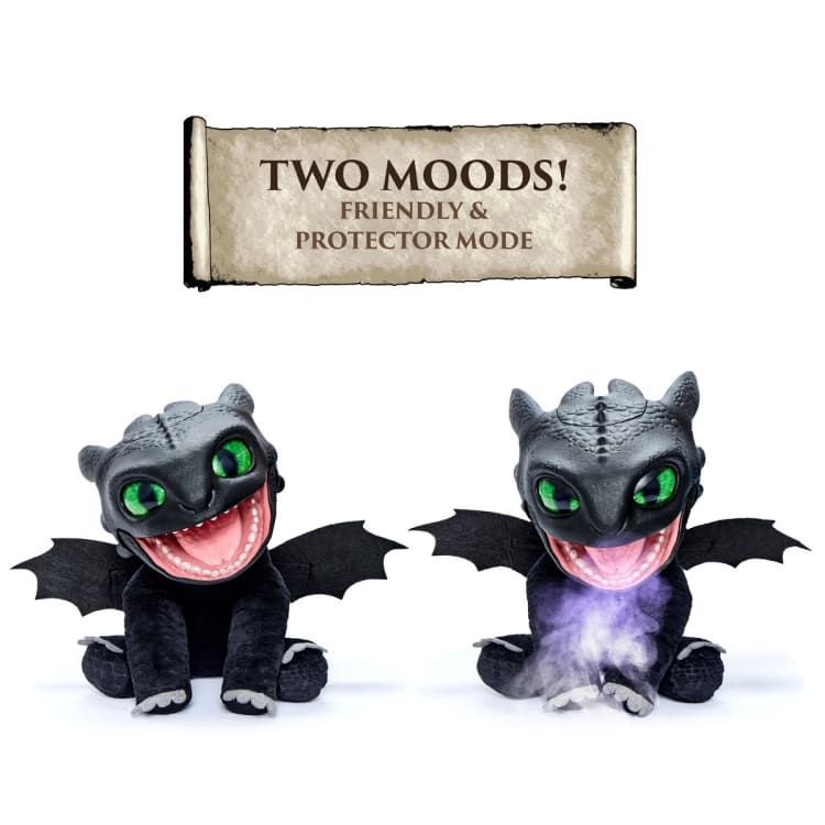 DreamWorks How To Train Your Dragon: RealFX Toothless Interactive Toy ...