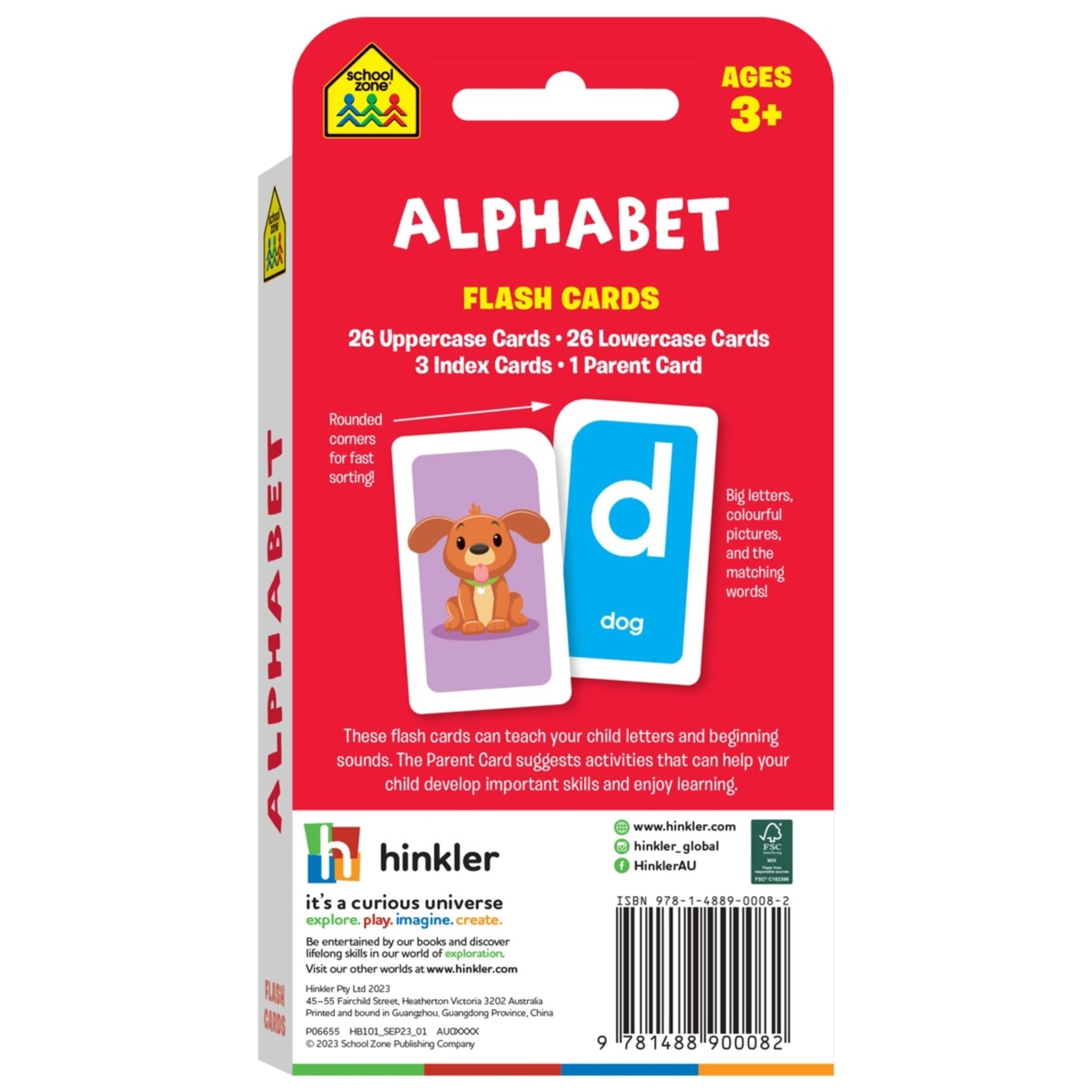 School Zone: Alphabet Flash Cards - Book - Kmart
