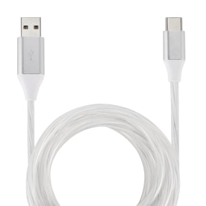 USB-A to USB-C 1m Cable with Light - Multi - Kmart