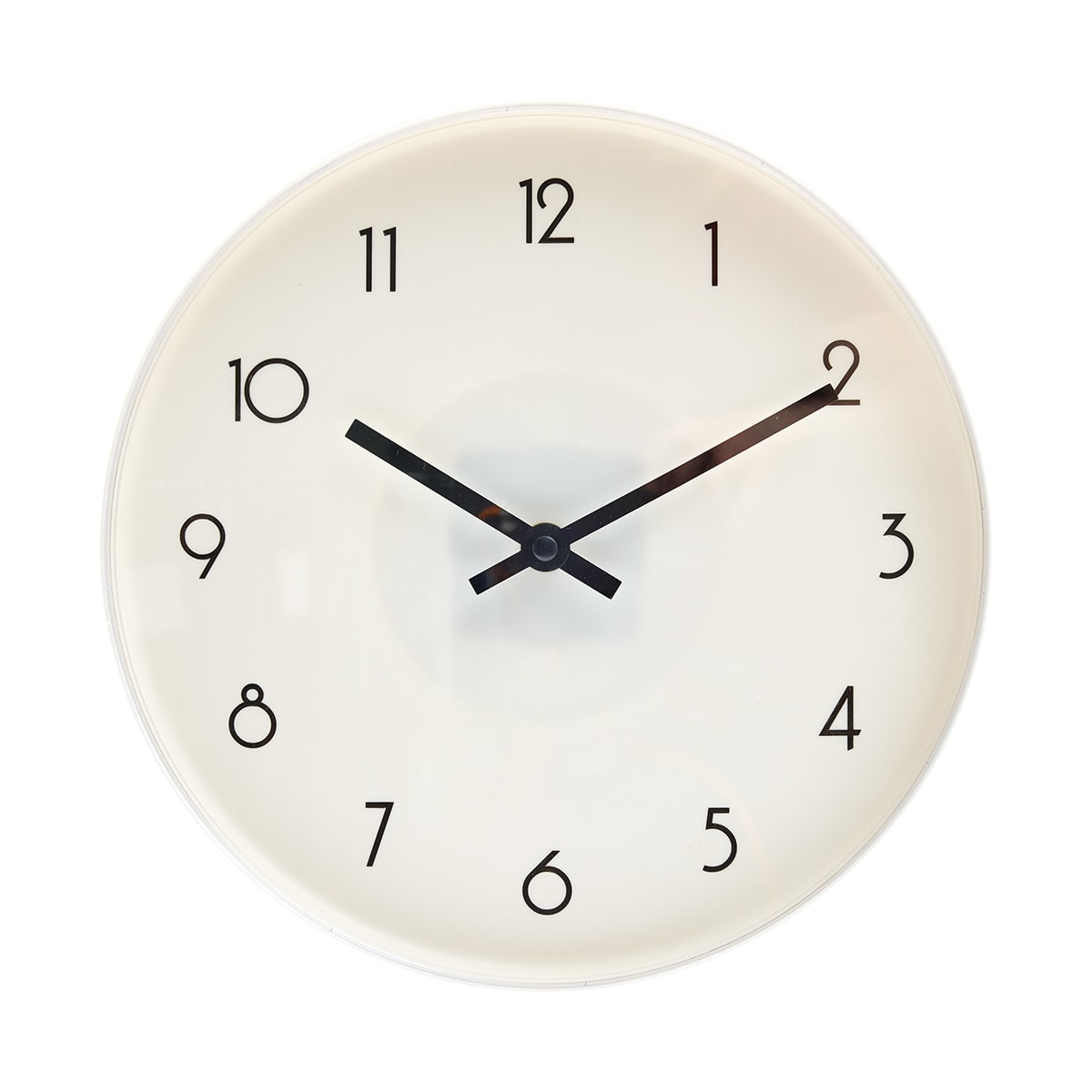 White Plastic Clock - Kmart