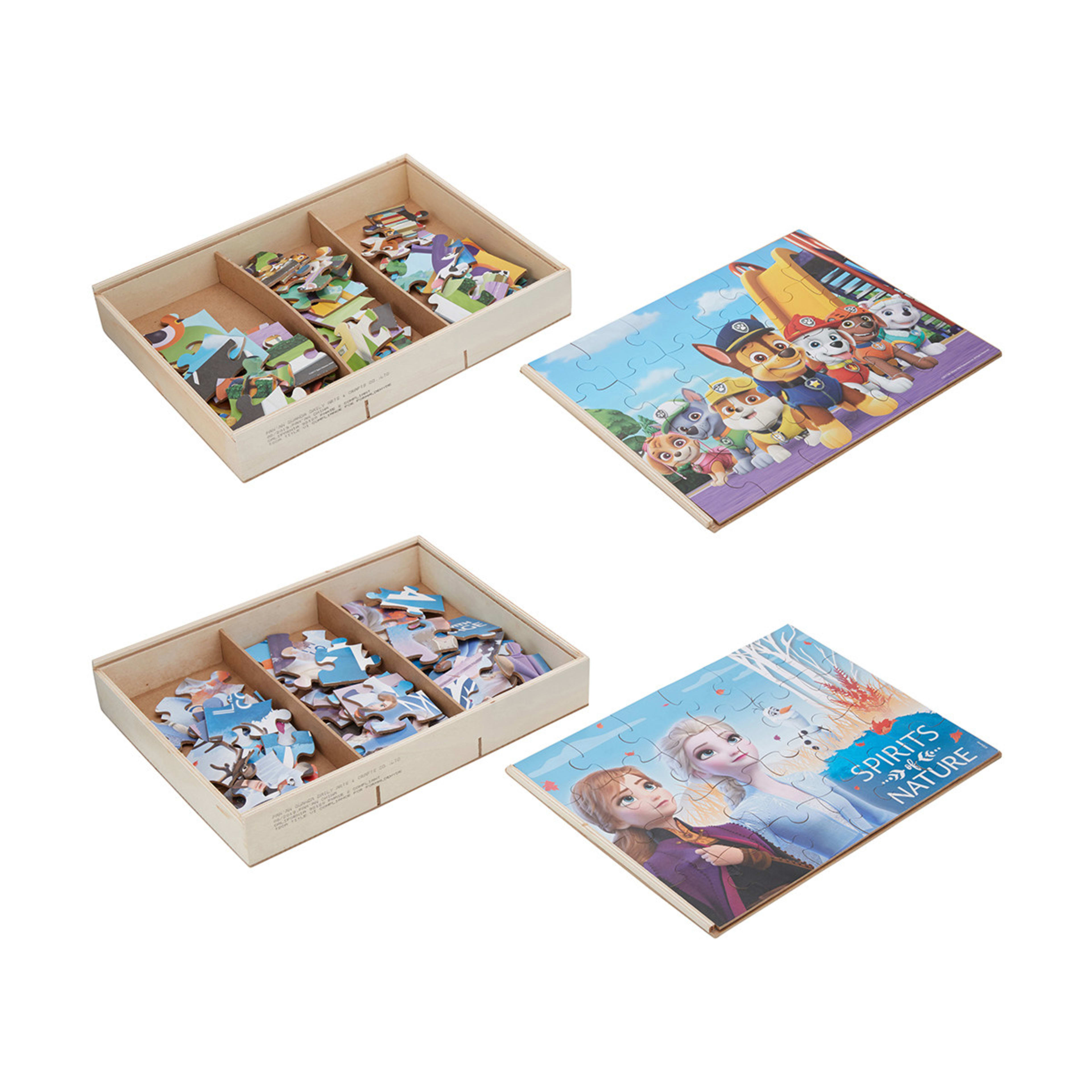 5 Pack Wood Puzzles - Assorted - Kmart