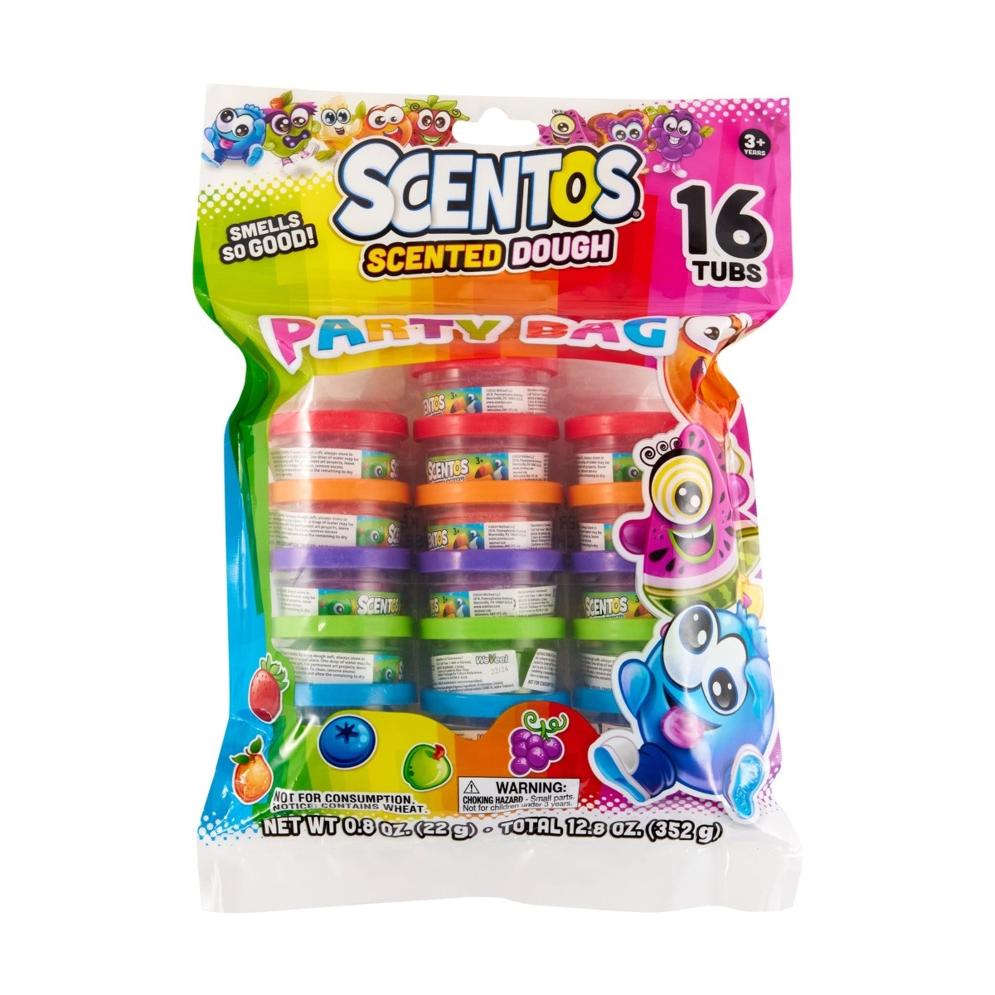 16 Pack Scentos Scented Dough Tubs - Kmart
