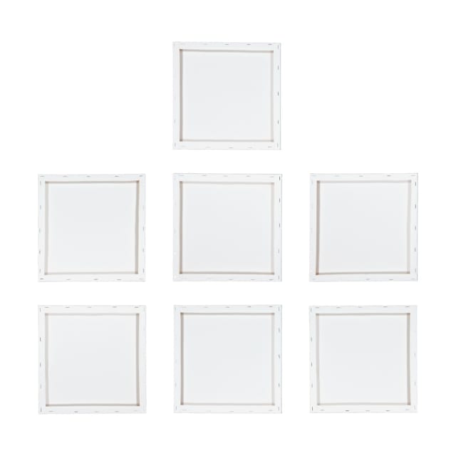 12in. x 12in. Stretch Canvas - 7 Pack - Kmart NZ