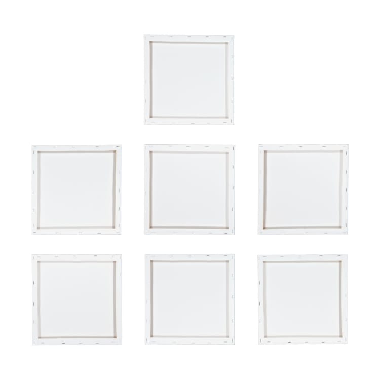 12in. x 12in. Stretch Canvas - 7 Pack - Kmart NZ