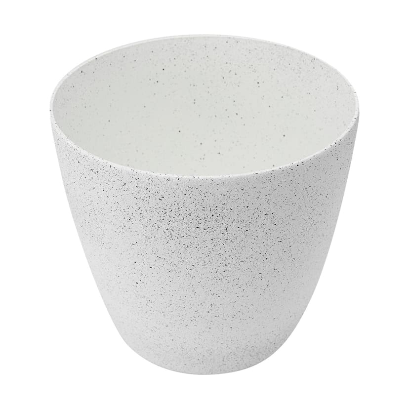 28cm Textured Pot - White - Kmart