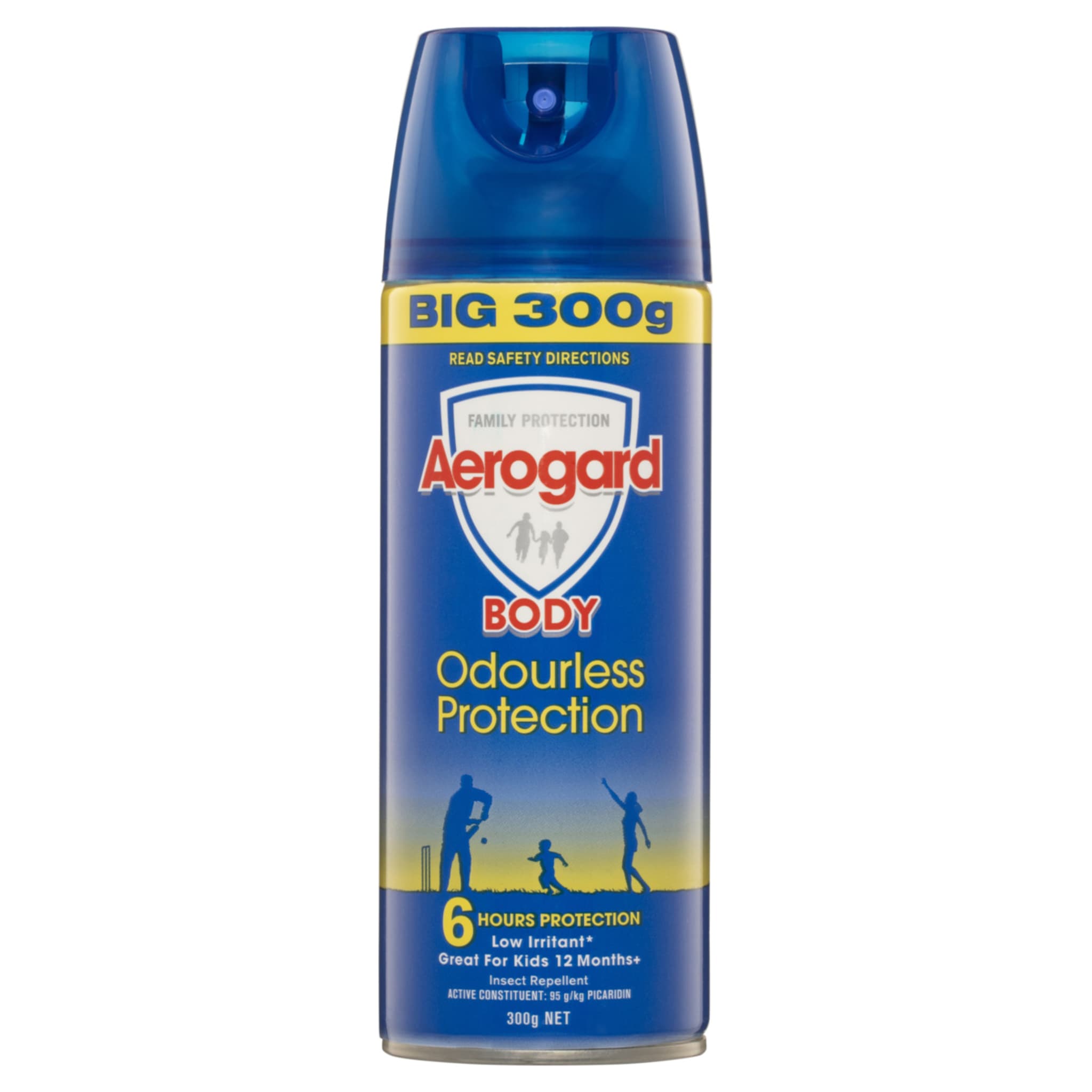 Aerogard Body Odourless Protection Insect Repellent Aerosol Spray 300g ...