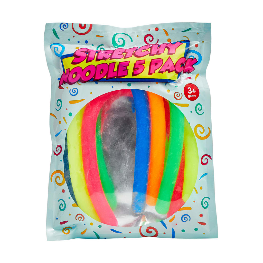 5 Pack Stretchy Noodle Pack - Kmart