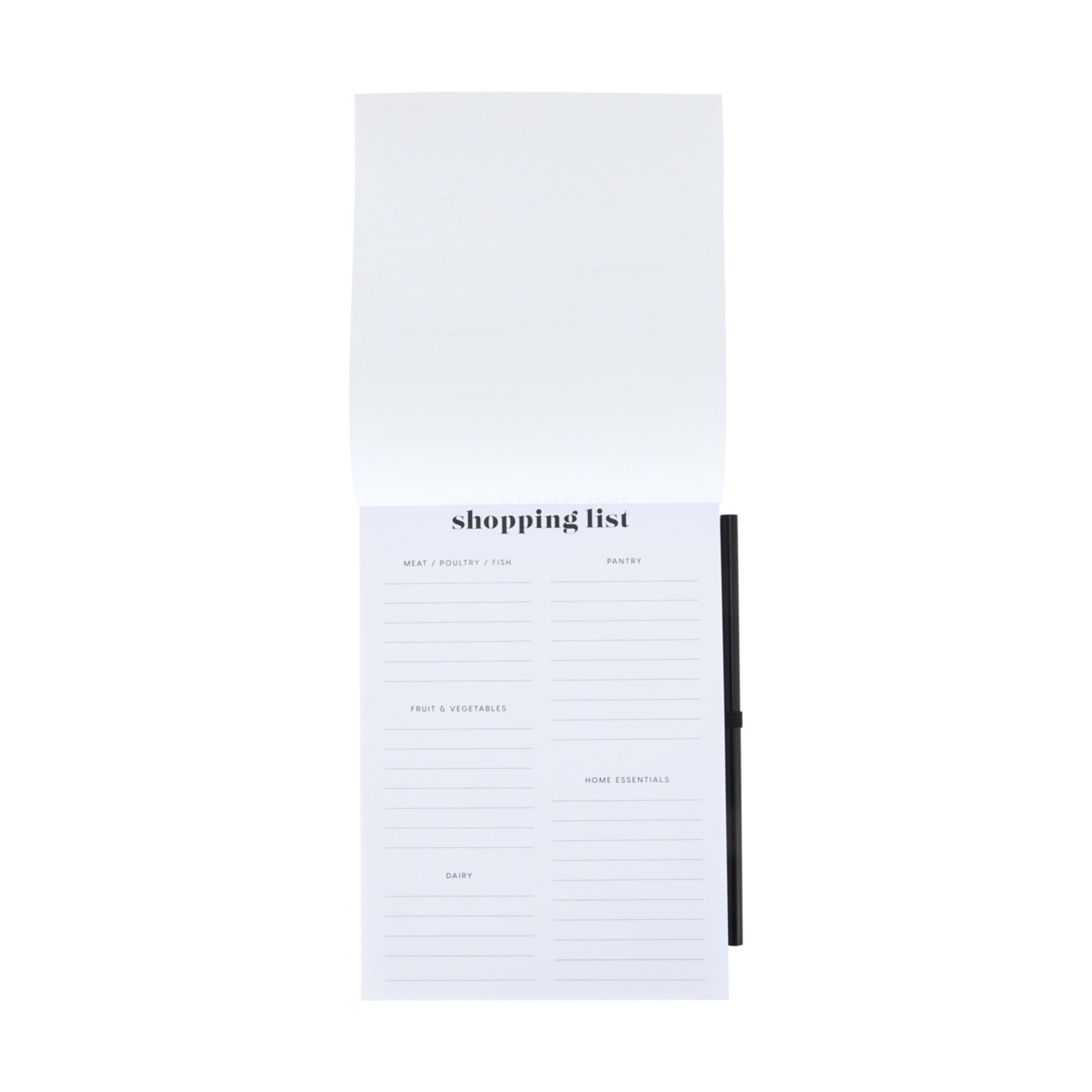 Shopping List with Pencil - Kmart NZ