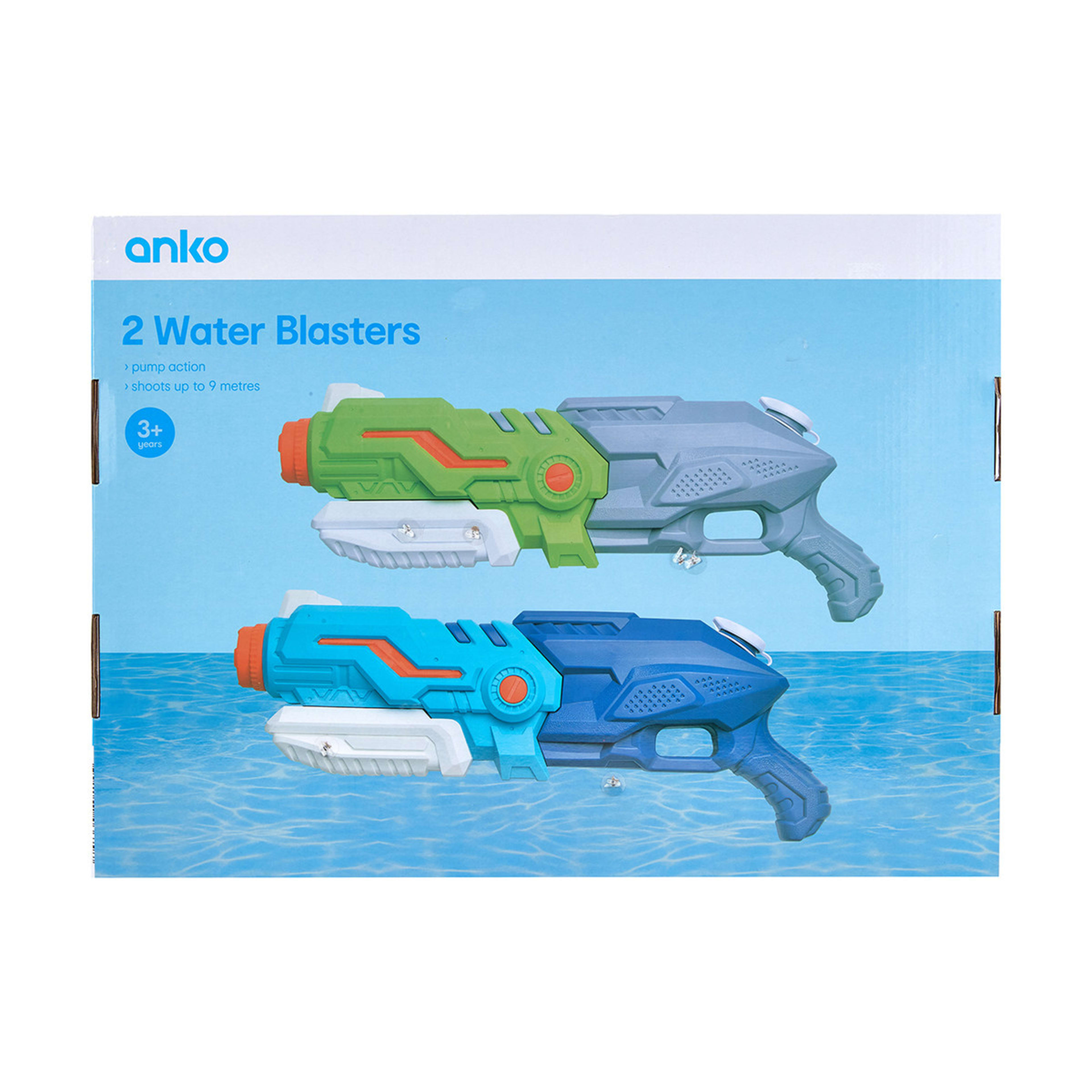 2 Pack Water Guns - Kmart
