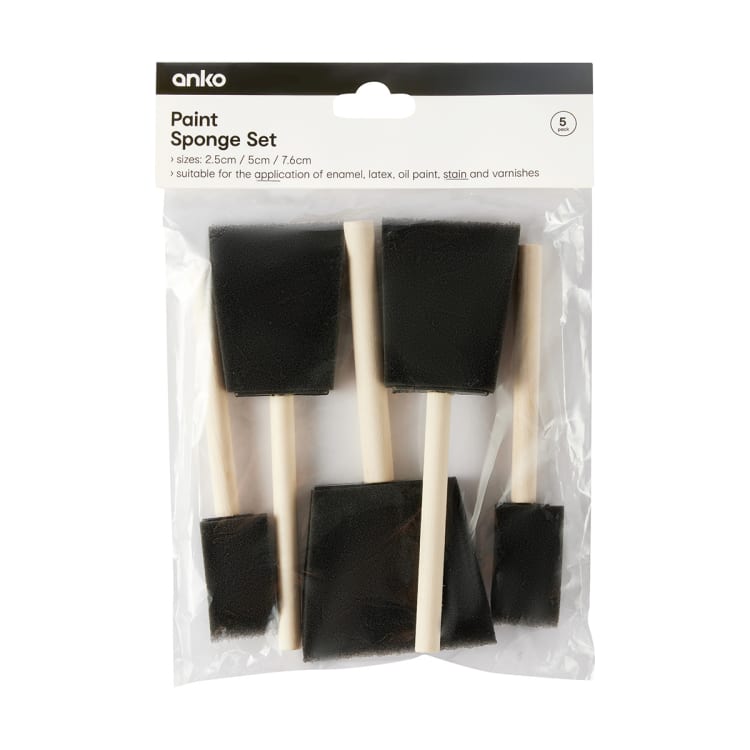 5 Pack Paint Sponge Set - Kmart