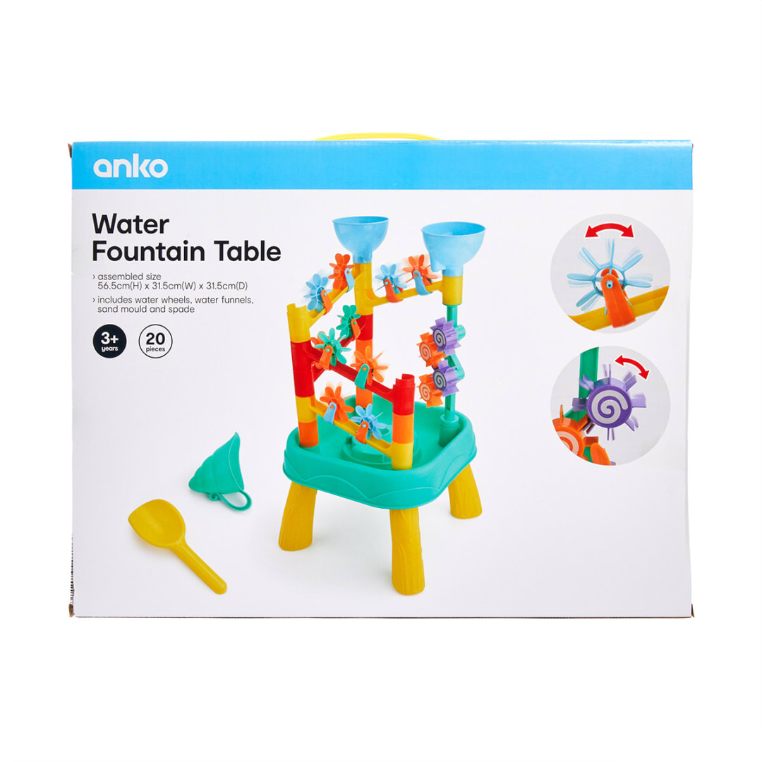 20 Piece Water Fountain Table - Kmart