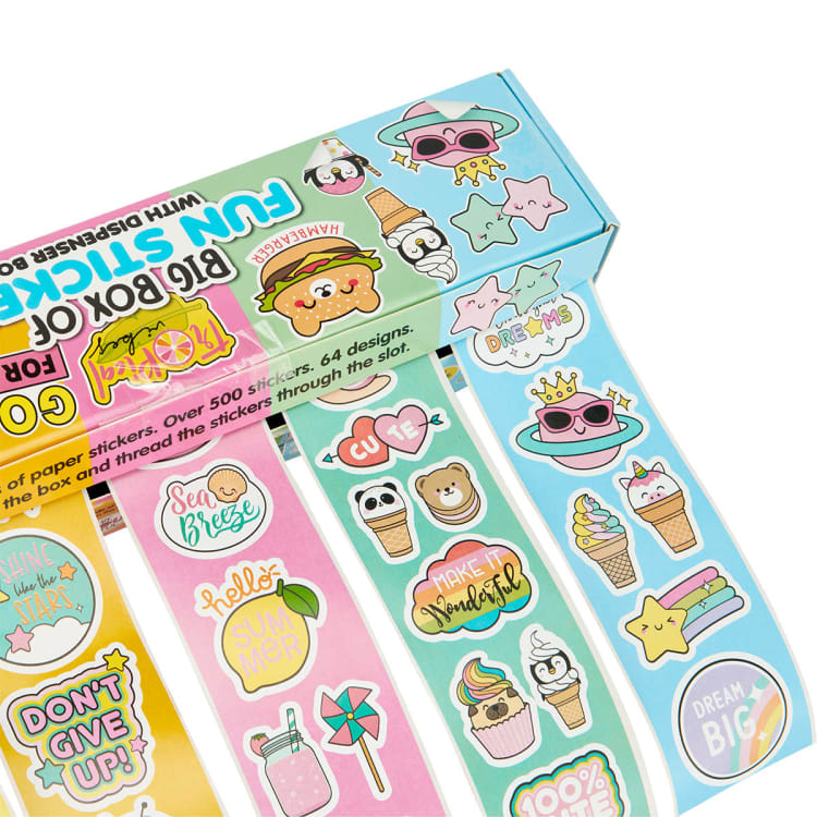Big Box of Fun Stickers with Dispenser Box - Kmart