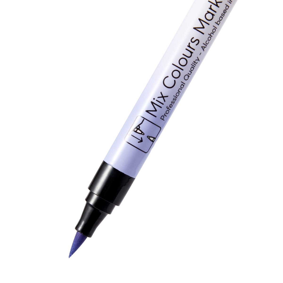 6 Pack Mix Colour Markers - Pastel - Kmart