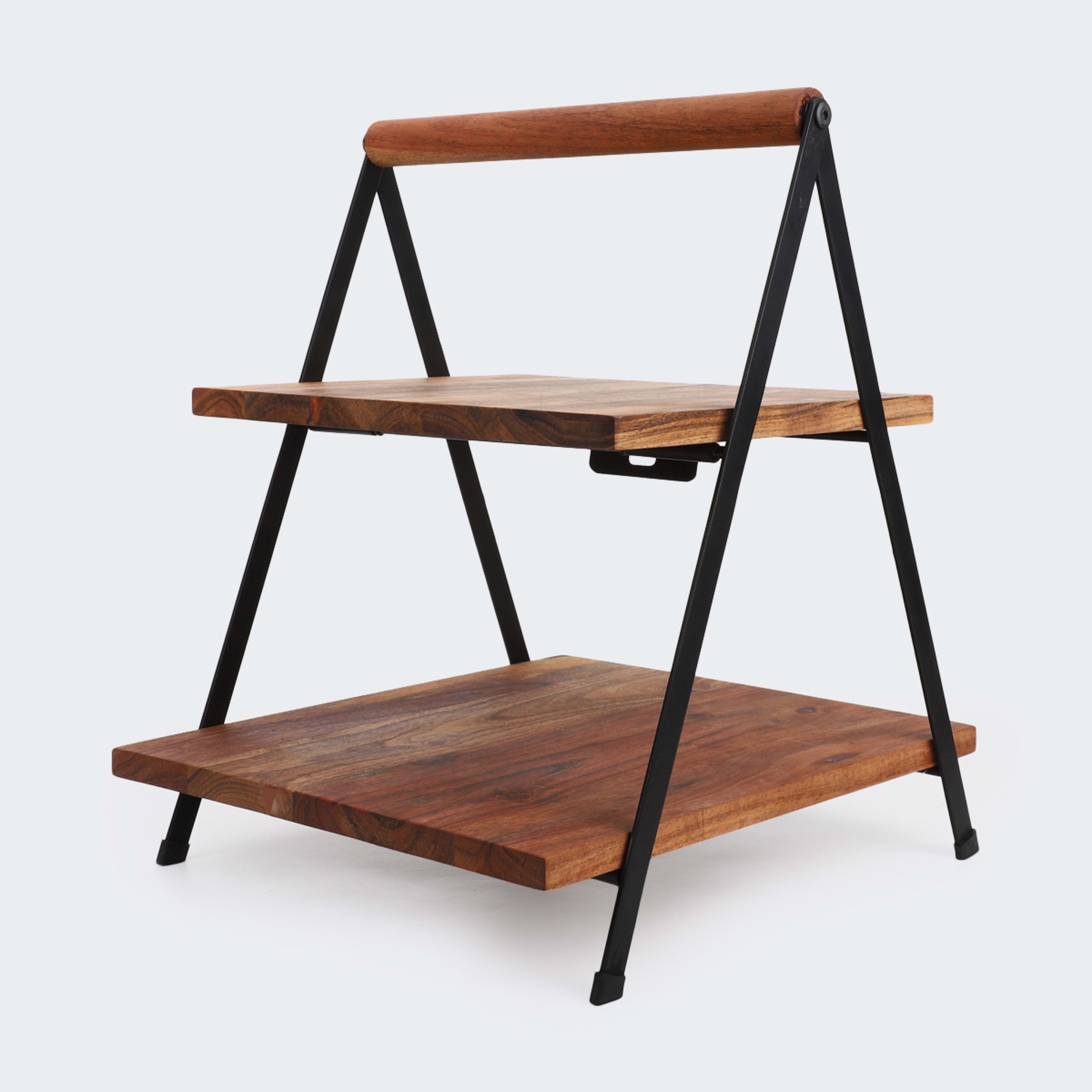 2 Tier Acacia Serving Stand - Kmart