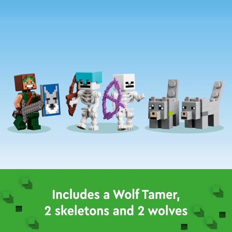 LEGO Minecraft The Wolf Stronghold Fortress Playset 21261 - Kmart NZ