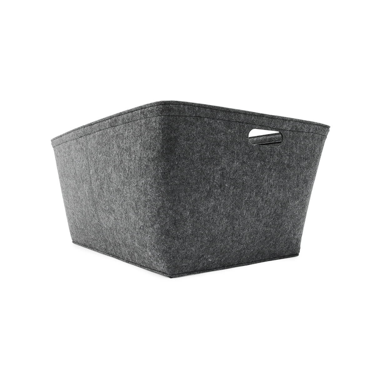 Felt Tub - Large, Charcoal - Kmart