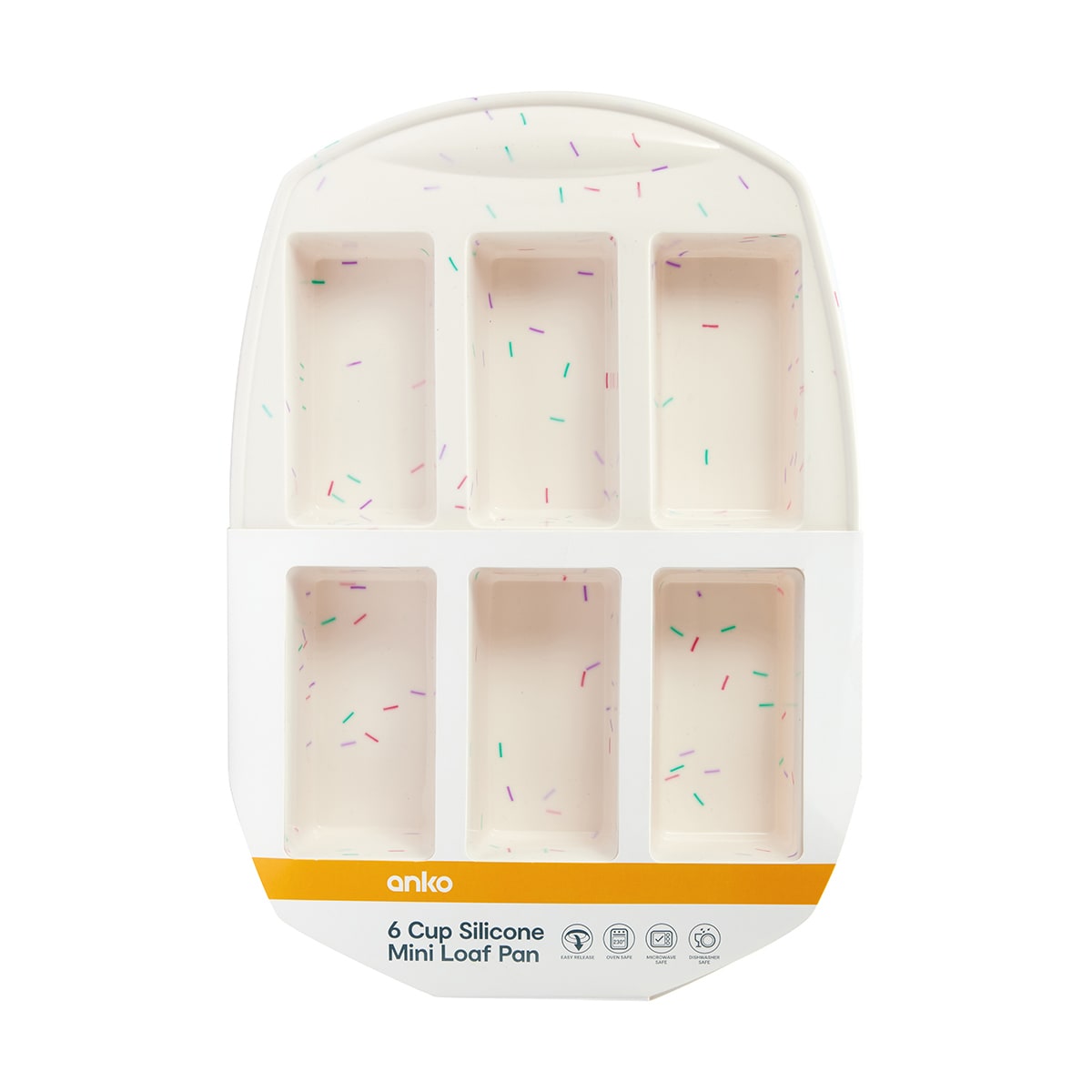 6 Cup Silicone Mini Loaf Pan - Kmart